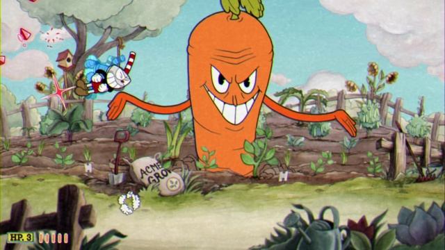 Cuphead | Босс - Банда Корнеплодов | Высокая сложность | Оценка "S"