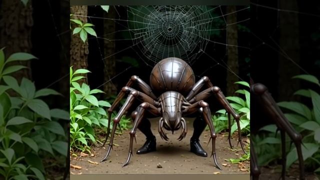 Девушка паук