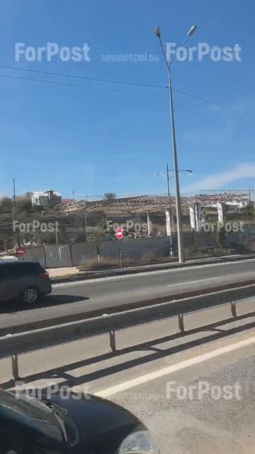 Демонтаж бензозаправки на 7-м км Балаклавского шоссе.