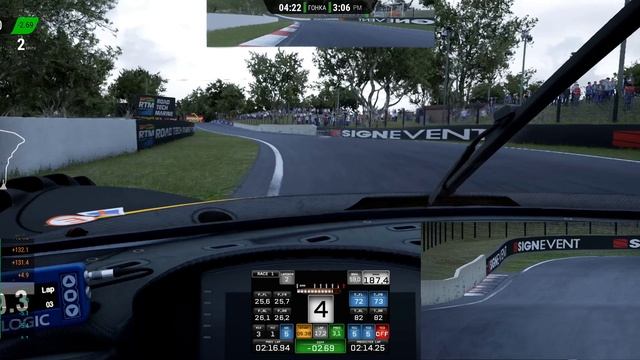 Первый пробный запуск с русским CrewChief