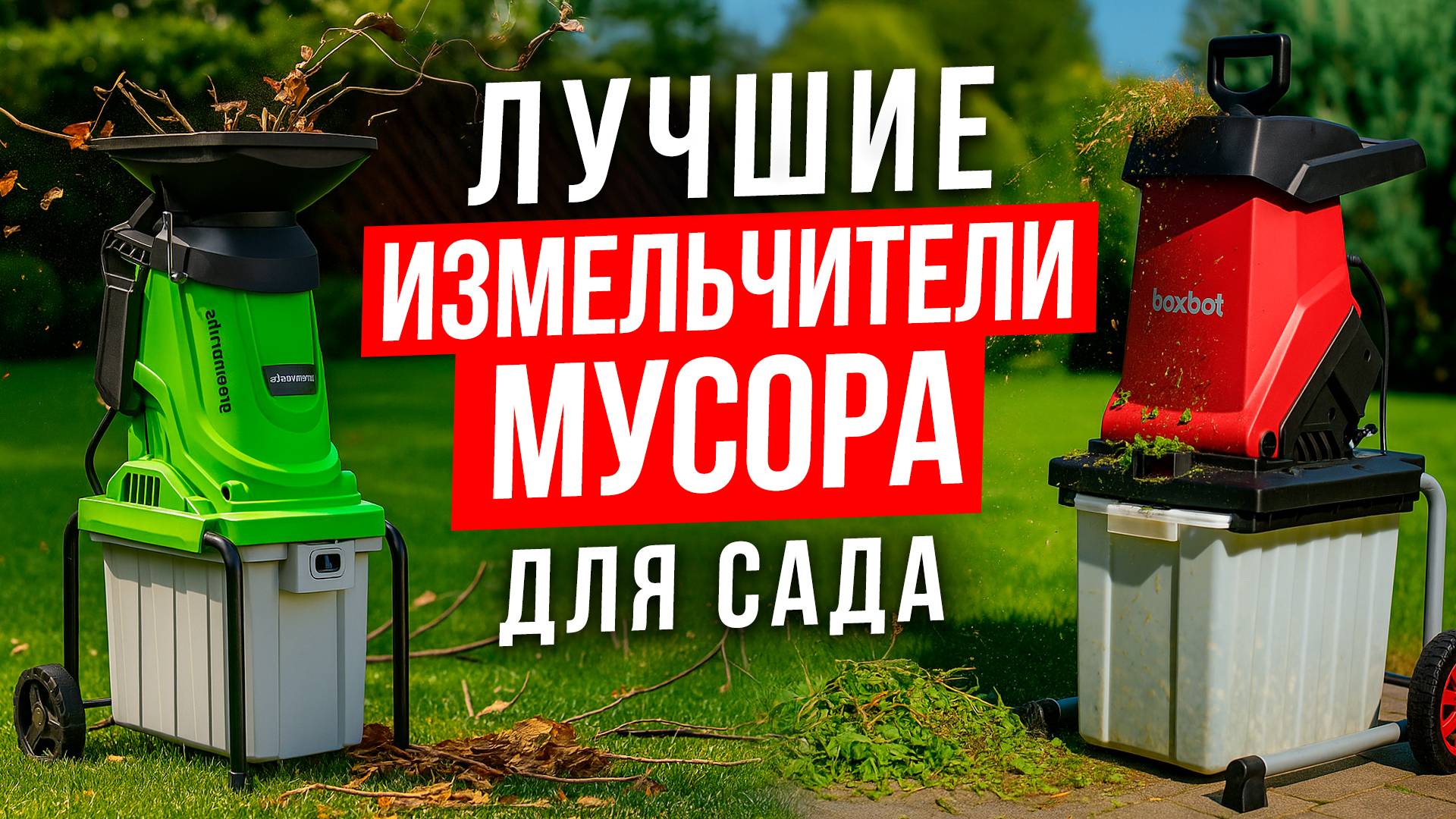 Лучшие садовые измельчители с жёстким контейнером. Какой мульчер для сада выбрать в 2025 году?