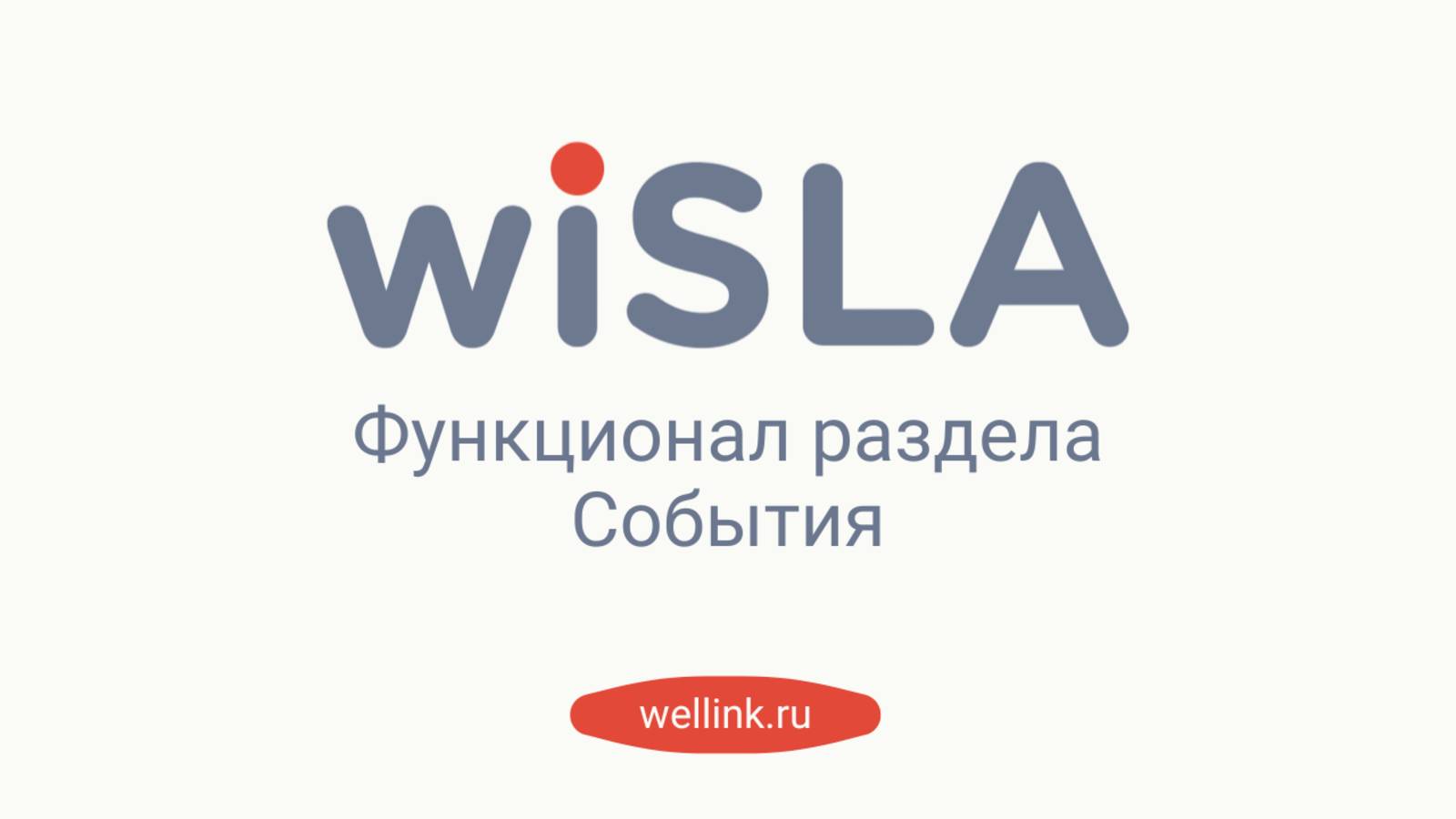 Функционал раздела События (журнал аварийных событий мониторинга)