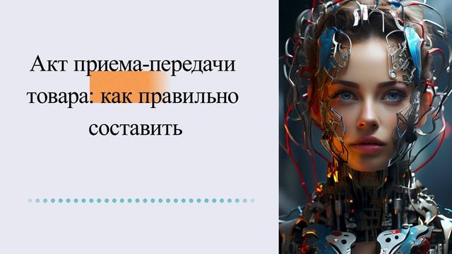 Акт приема-передачи товара: как правильно составить