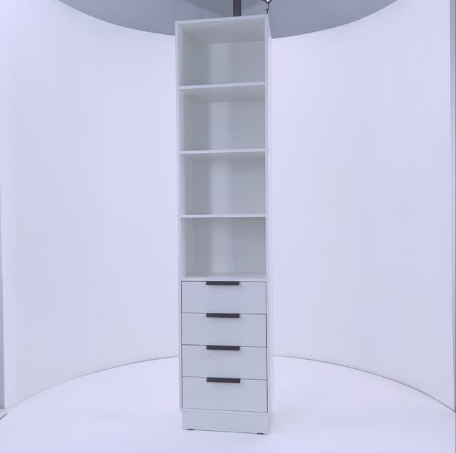 Видеообзор 360. Шкаф Мадрид торцевой (0,35) с 4 ящиками.