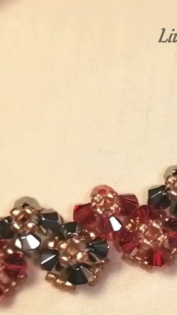 Браслет из бисера и кристаллов (14)/Обзор