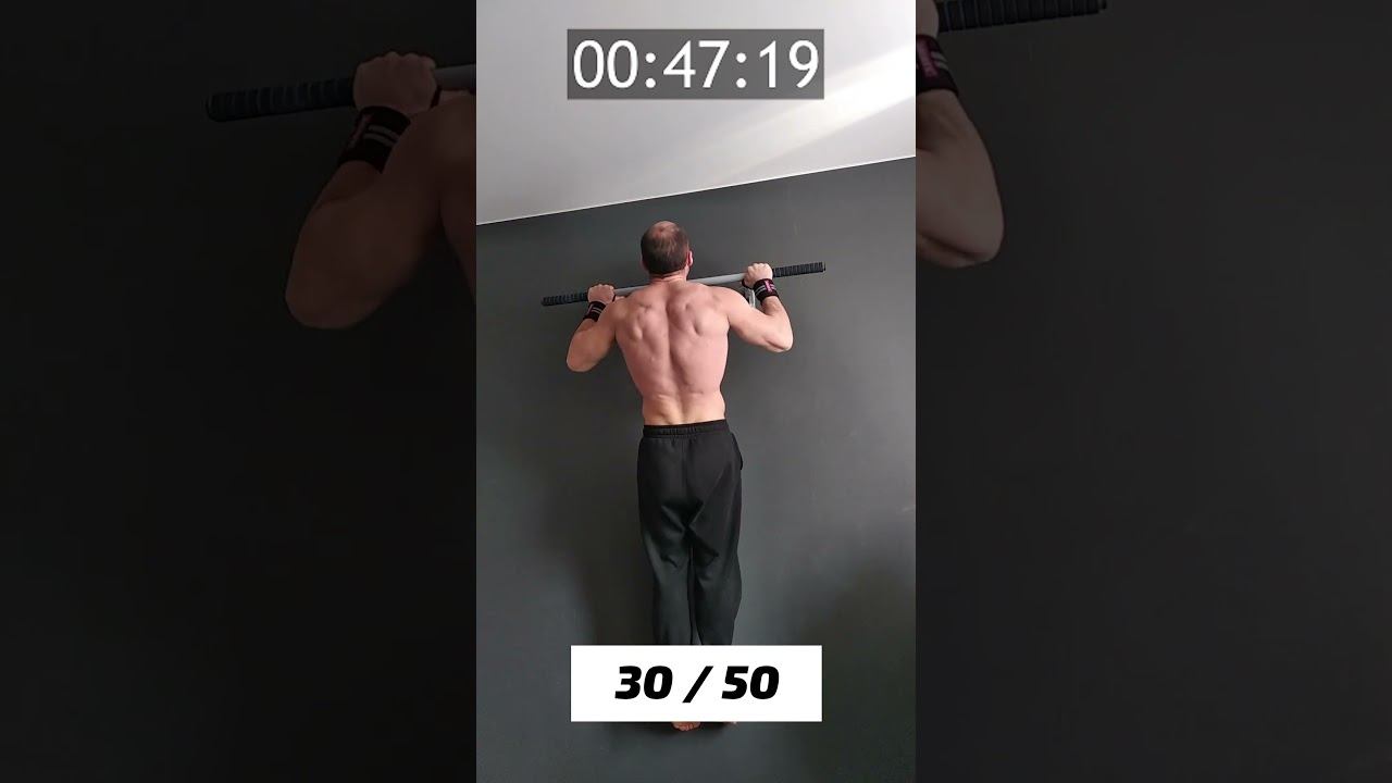 43 Подтягивания за Один Подход!  13.05.2025 со своим весом (Pull Ups) #большиевызовы