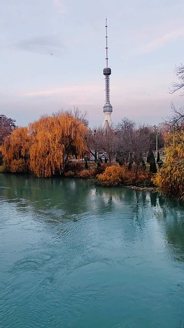 Ташкент канал Анхор #Ташкент #Узбекистан  #Tashkent #Uzbekistan #Anhor #Путешествия #телебашня
