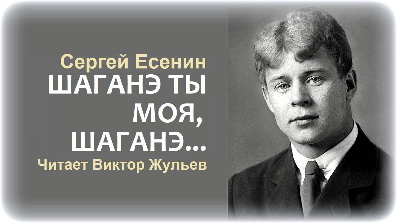 Стихотворение «ШАГАНЭ ТЫ МОЯ, ШАГАНЭ!..». Сергей Есенин