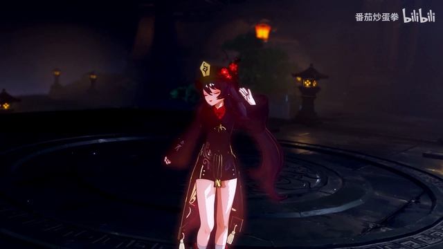 兰音Reine - Yunyue Ballad  (云月谣) (Hu Tao Dance) (Genshin Impact) 4К