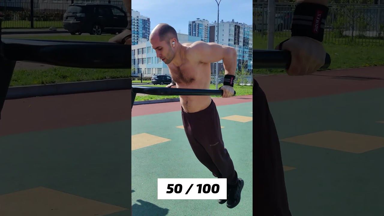 90 ОТЖИМАНИЙ на БРУСЬЯХ  17.05.2025 – личный рекорд! #motivation