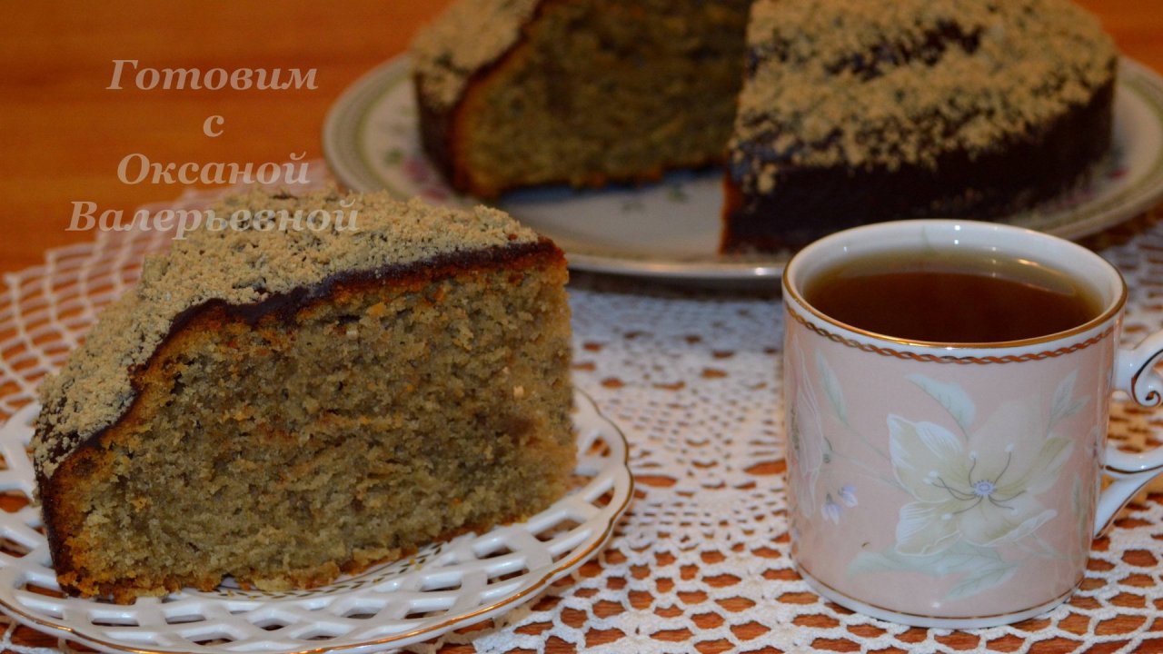 Пирог с халвой. Выпечка. Готовим с Оксаной Валерьевной.