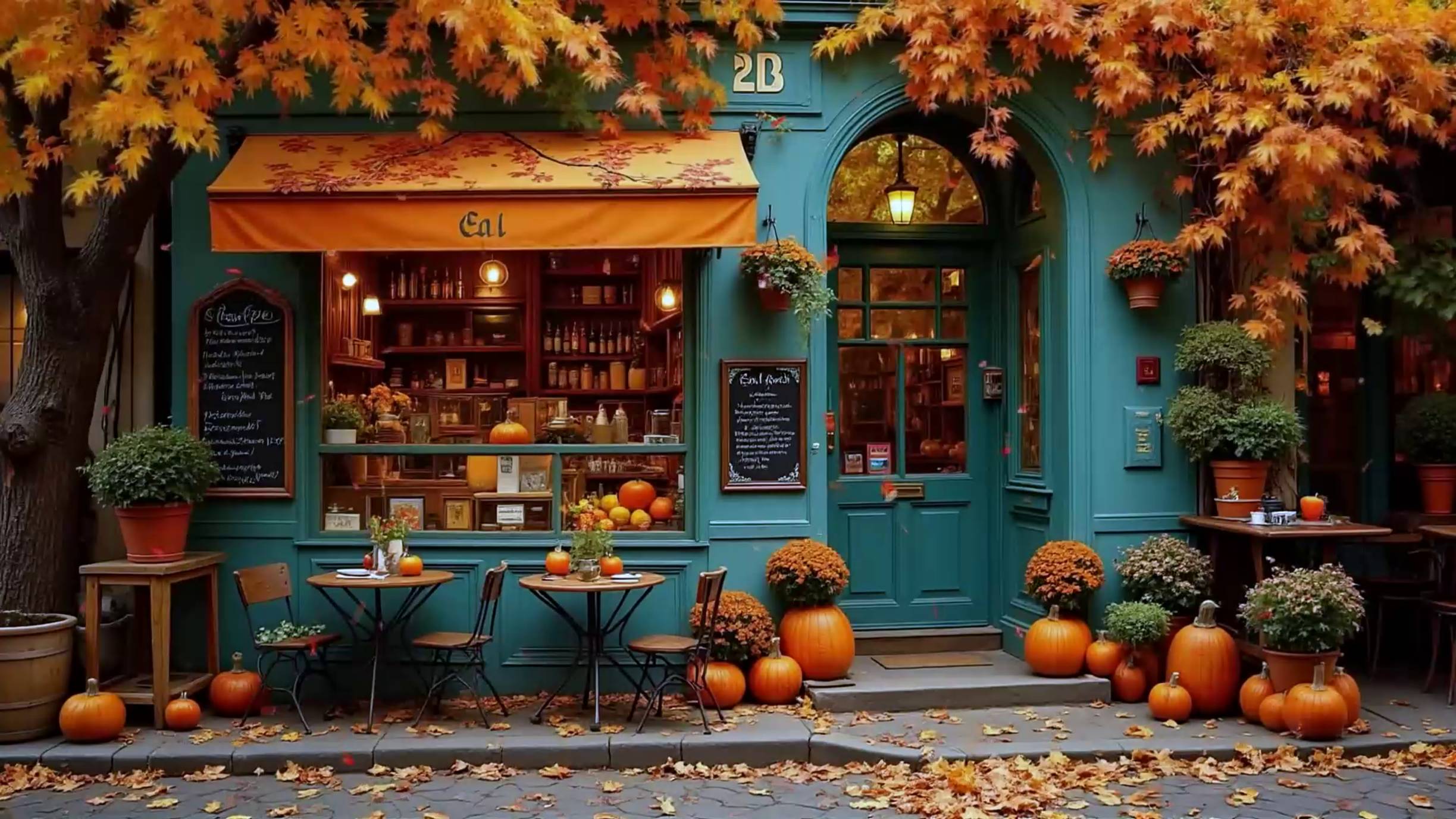 Осенний пиано джаз