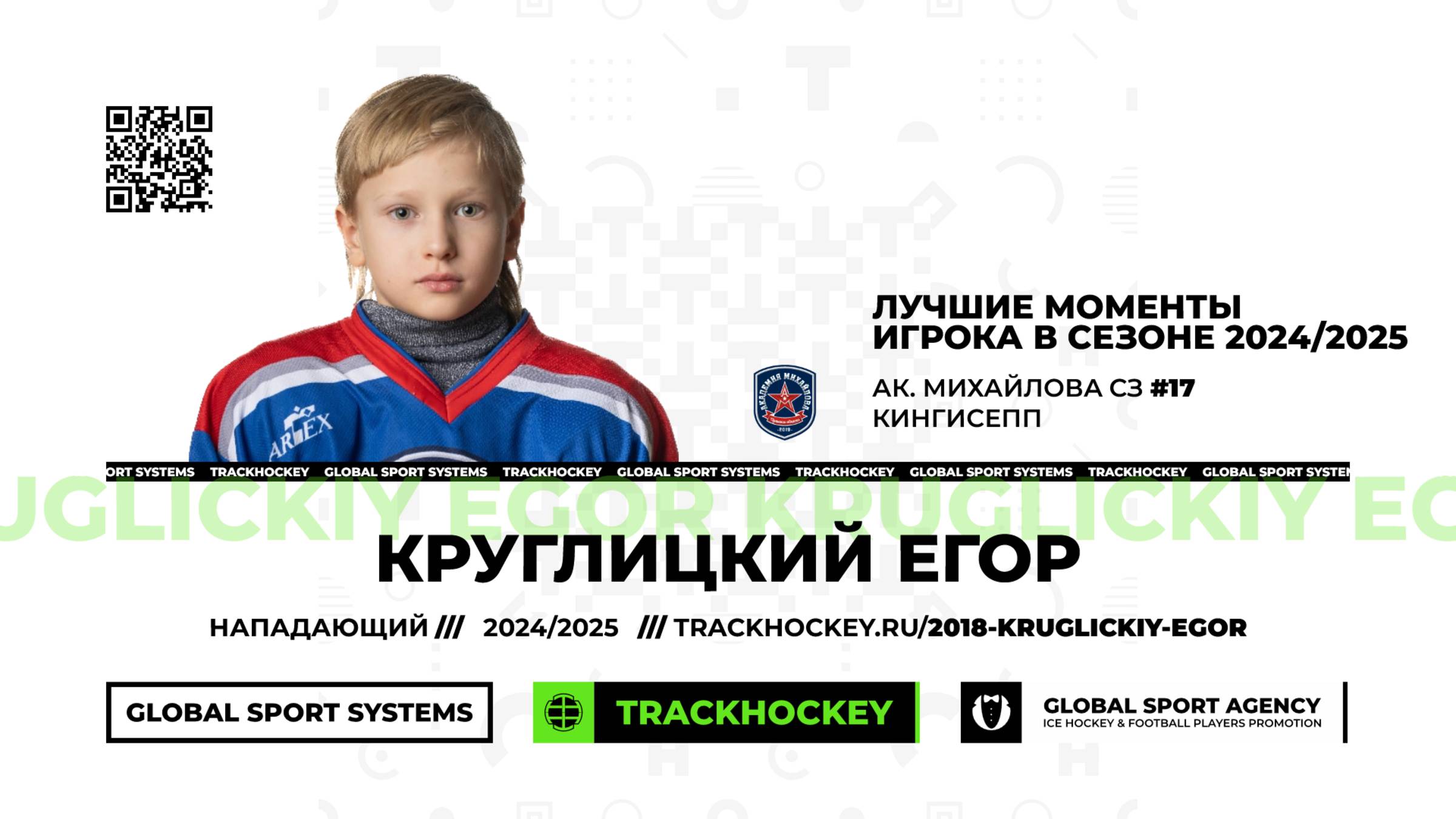Круглицкий Егор • 2018 • Лучшие моменты игрока в сезоне • 2024/2025