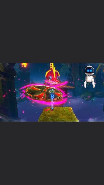 Робот Астро Бот сражается с хамелеоном.