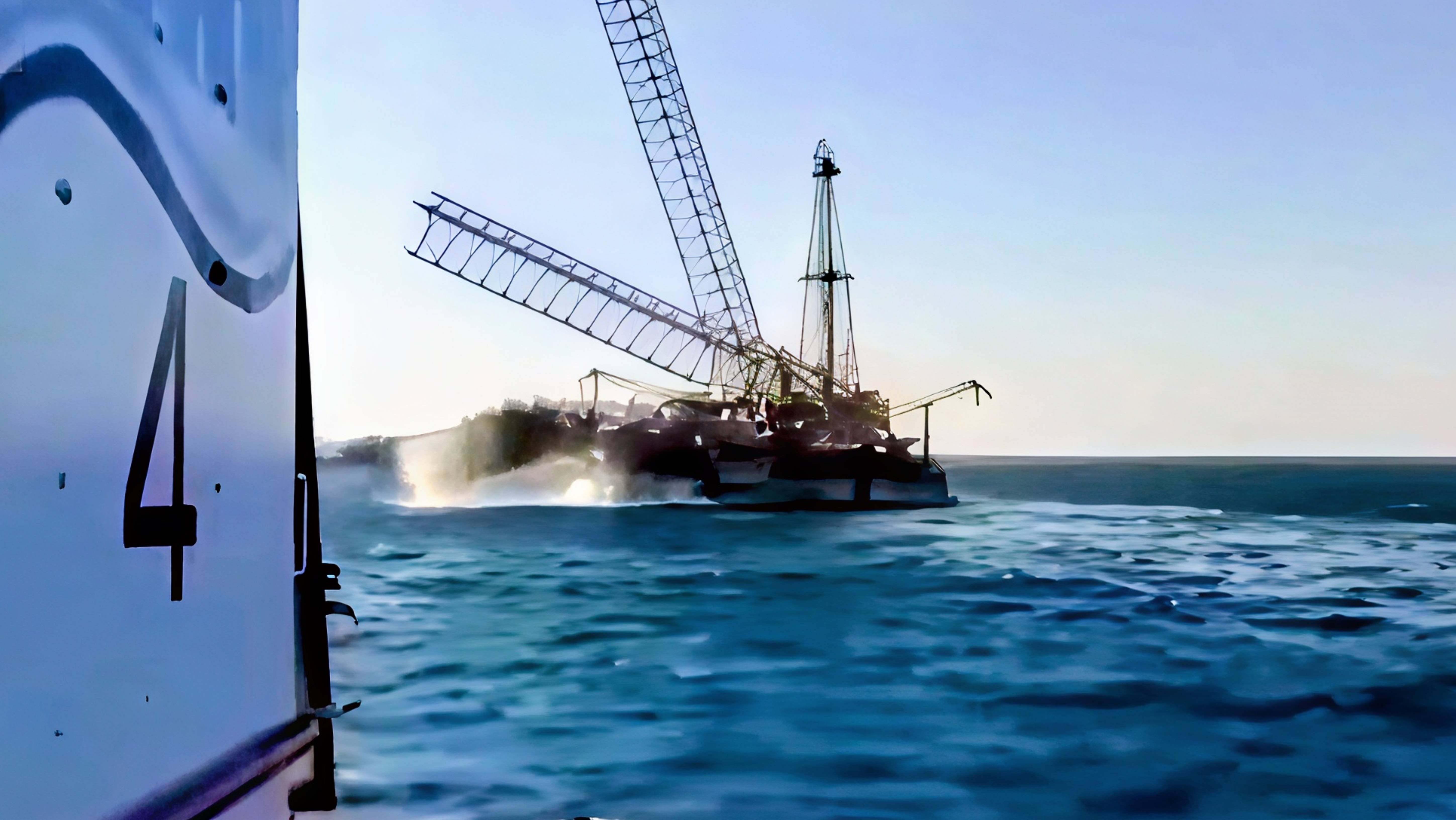 Крик о помощи в эфире, как погибла морская буровая установка  "Adam  Marine 12" в Суэцком заливе.