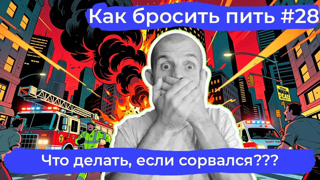 Как бросить пить #28: Что делать если сорвался? Экстренный план действий на случай срыва.