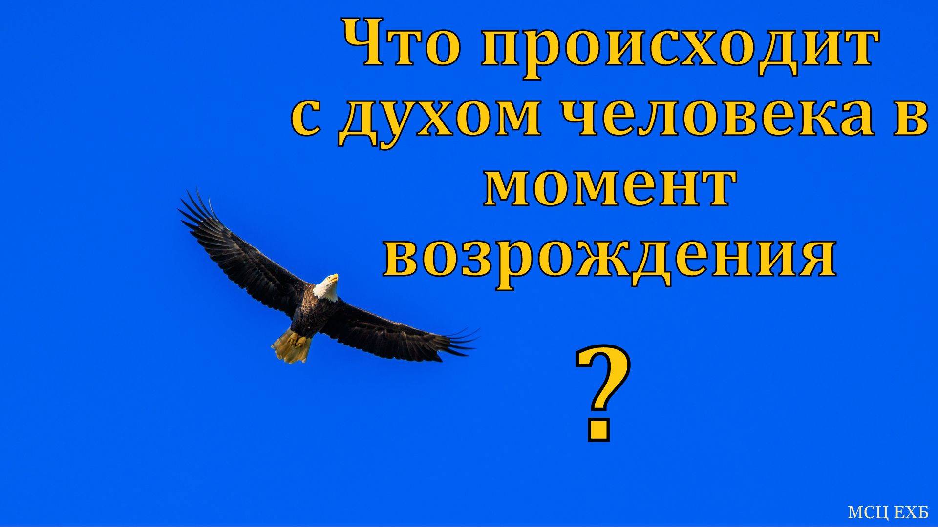 Дух человека в момент возрождения. Ответ на вопрос. А. С. Антонюк. Д. В. Самарин. МСЦ ЕХБ.