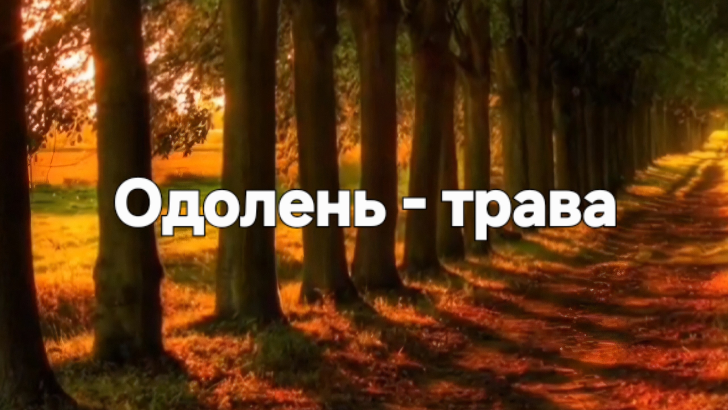 Одолень трава