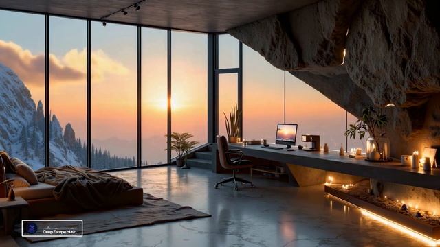 Winter Focus Music - Deep Chillout for Work & Study ｜ Relaxing Instrumental Ambient