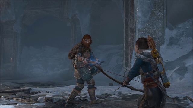 God of War драка с сынавьями тора