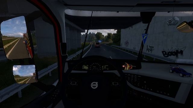 ETS2  доставил Локомотив CZ весом 80 тонн. Без проишевствий....