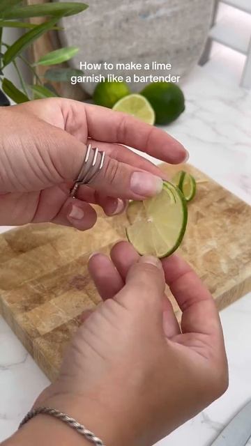 Украшение бокала цитрусовыми. 4