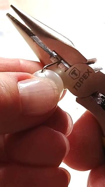 Как сделать колечки на бусинках/Быстро и легко (56)