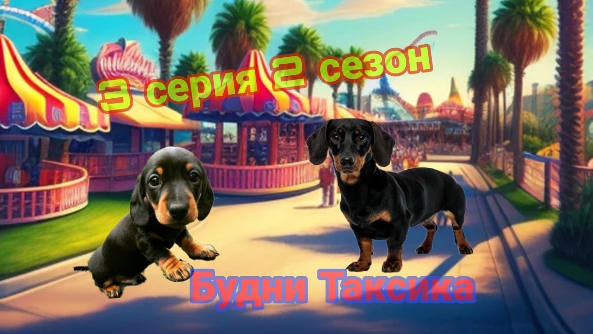 🎡3 серия 2 сезон🎢Будни Таксика 💙