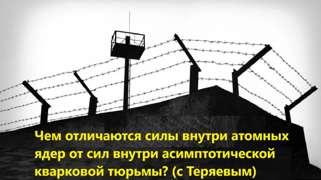 Чем отличаются силы внутри атомных ядер от сил внутри асимптотической кварковой тюрьмы? (с Теряевым)