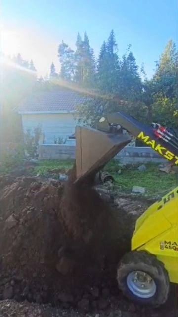 ЗЕМЕЛЬНЫЕ РАБОТЫ И СТРОИТЕЛЬСТВО НА МИНИ ПОГРУЗЧИКЕ МАКСТЕМ, МИНИ ТЕХНИКА, СПЕЦТЕХНИКА, ОБОРУДОВАНИЕ