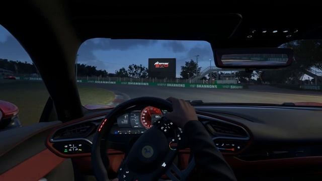 Asseto Corsa EVO. Катаюсь в трафике из 34 ботов.mp4