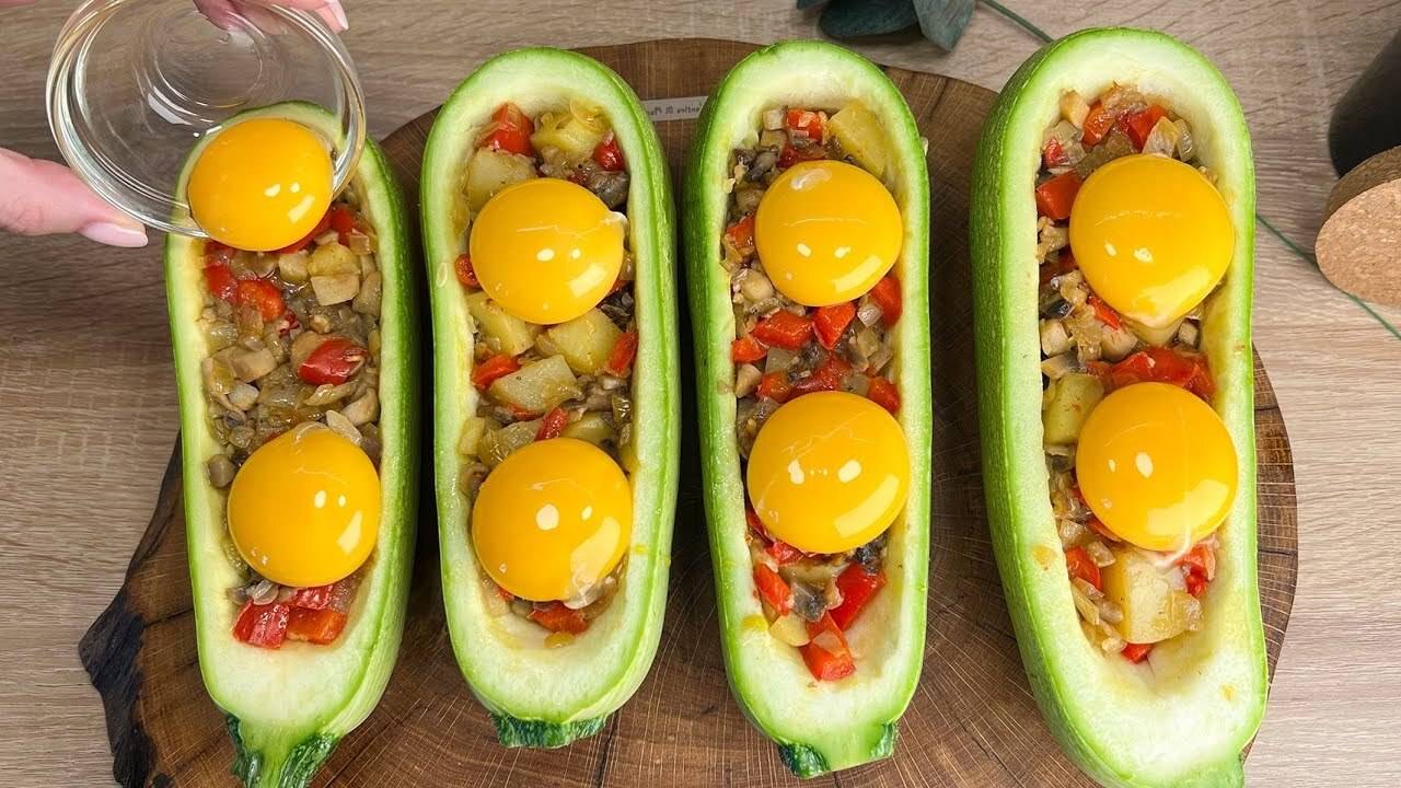 Подруга из Испании показала мне, как приготовить фаршированные кабачки. Вкусно и просто!