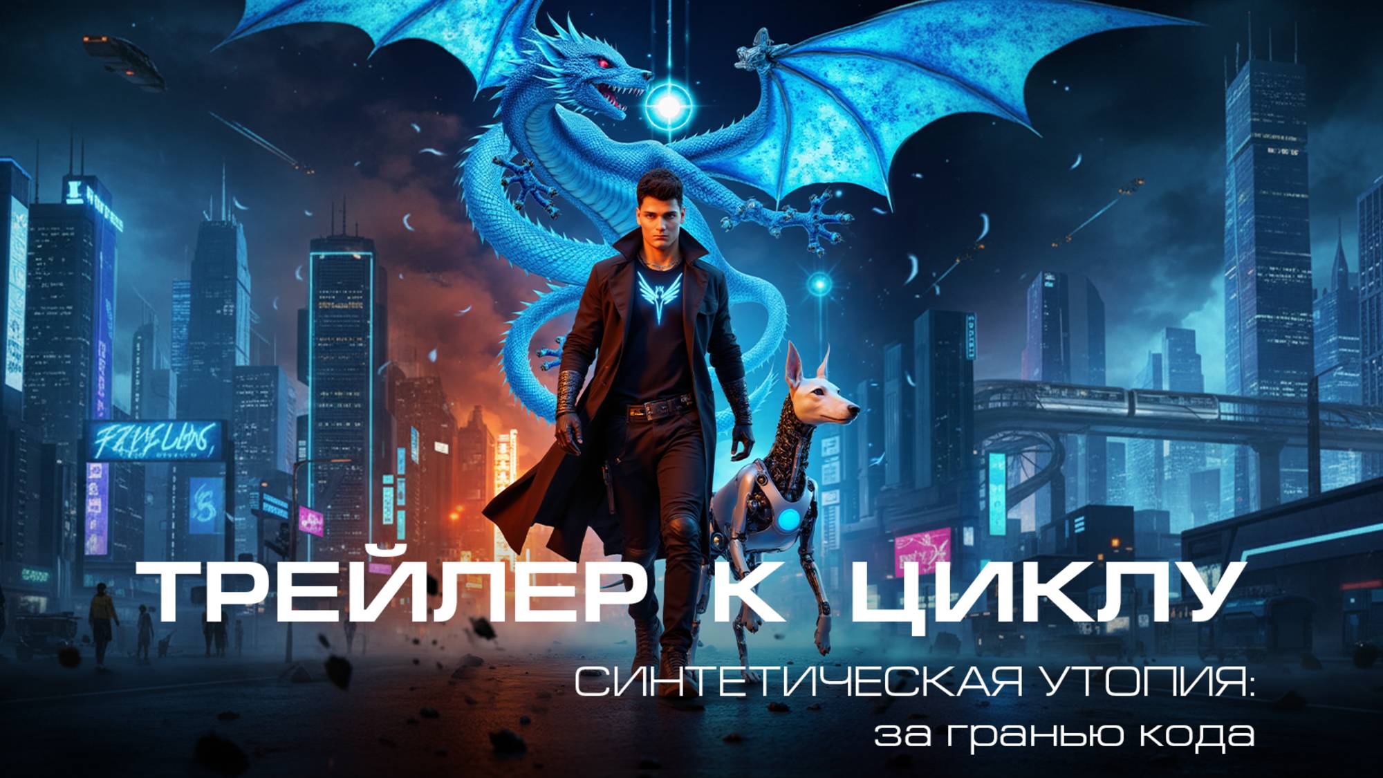 Буктрейлер к циклу «Синтетическая утопия: за гранью кода»