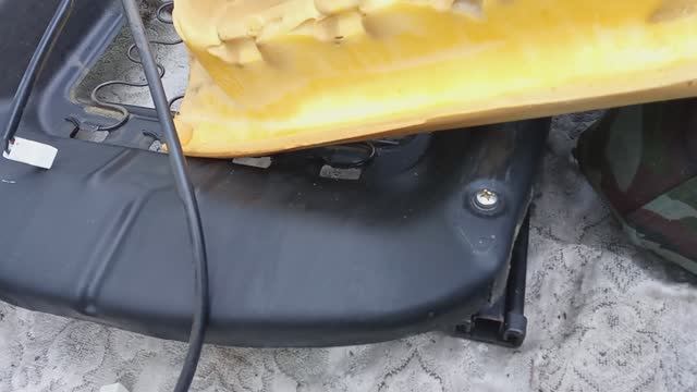 полная разборка и ремонт водительского сиденья лада калина