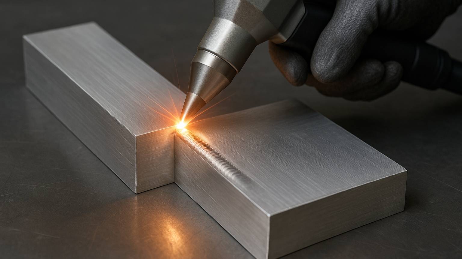 Лазерная сварка стальной трубы 1,5 мм  и листа нержавейки 3 мм со стальной проволокой 1,2 мм #сварка