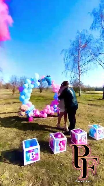 Мощный салют на Gender party