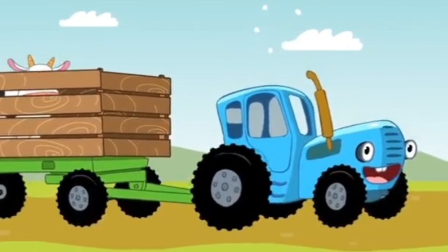 Синий трактор🚜 Изучаем цифры 1