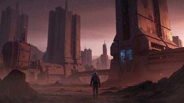 You're exploring a long abandoned dystopian city.