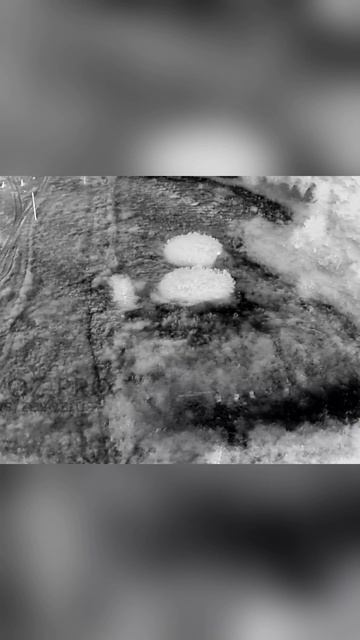 Сопровождение бойцов на ЛБС с воздуха ночью