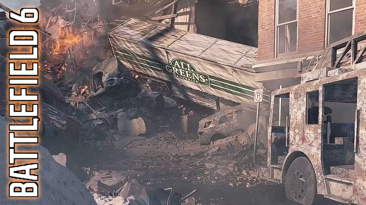 Шикарное разрушение зданий Battlefield 6