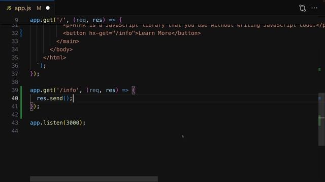 06. Using HTMX & Sending GET Requests - 363K