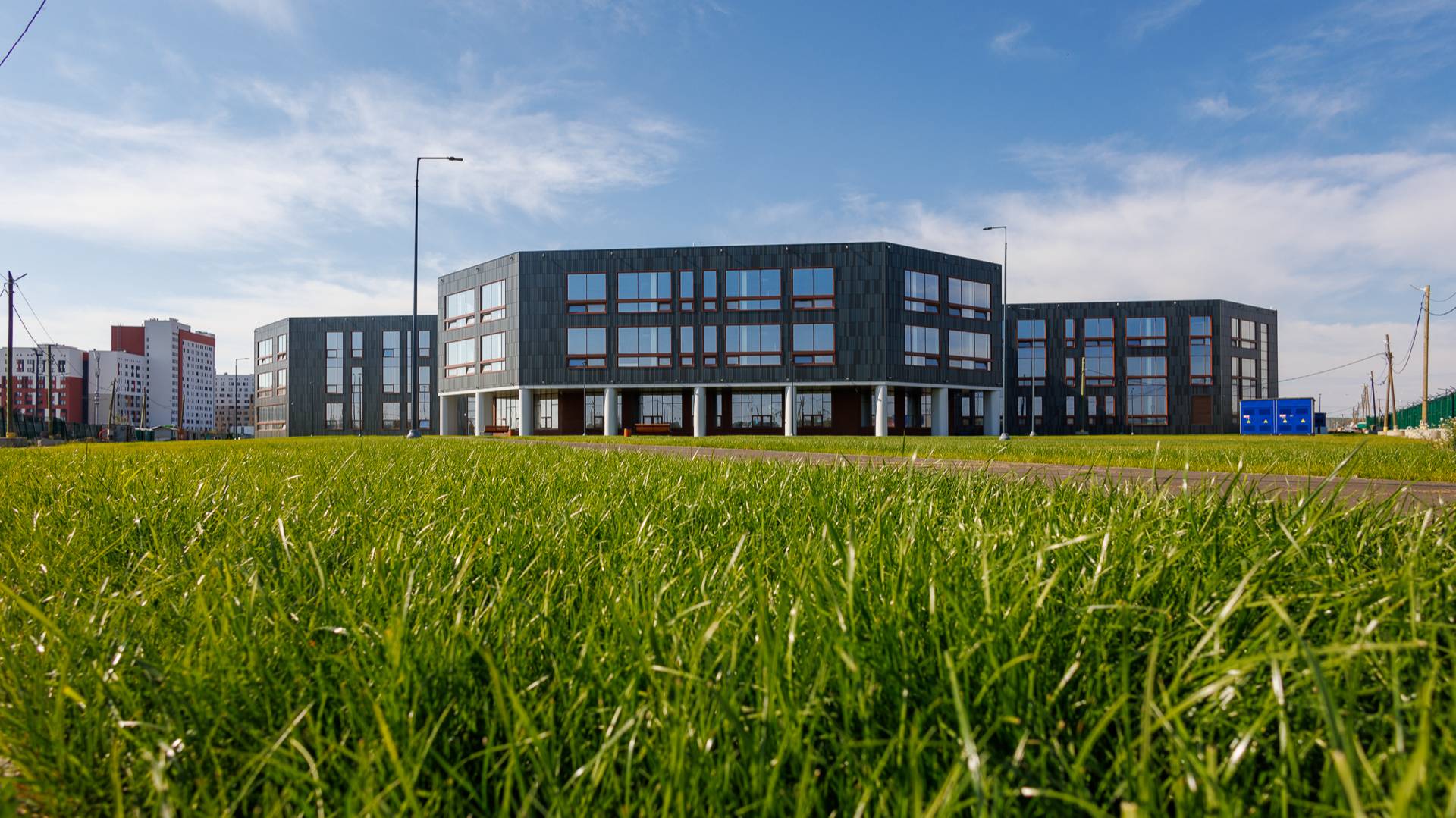 Ход строительства учебных корпусов кампуса УрФУ, сентябрь-2025