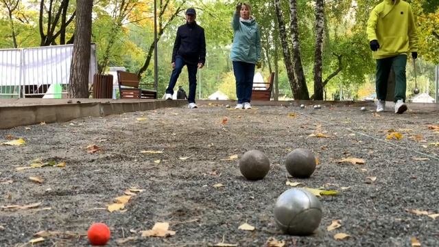 Игры в петанк в 2025 г в парке Кузьминки