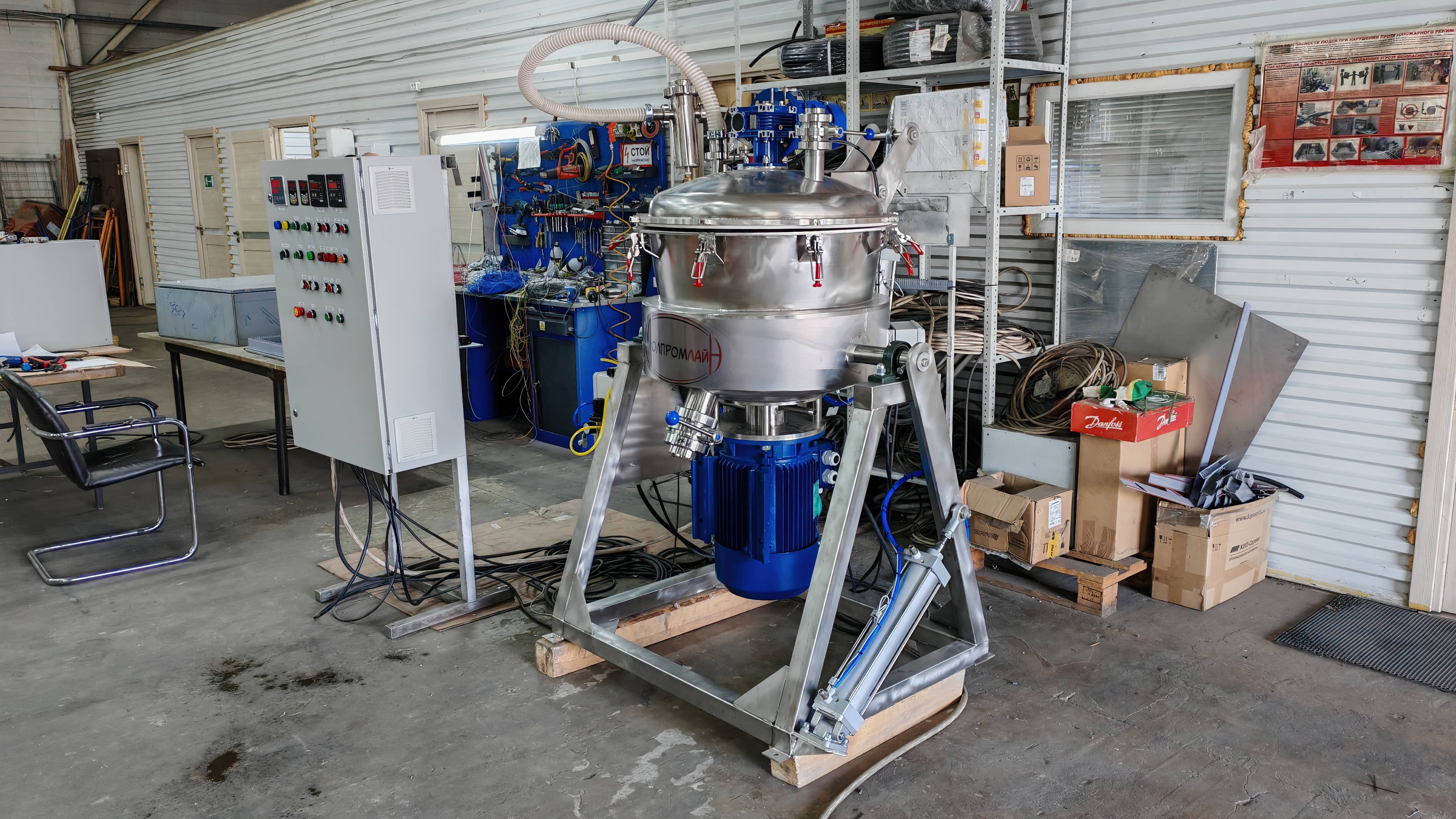 УМТИ-60 — Миксер-гомогенизатор с термизацией и измельчением