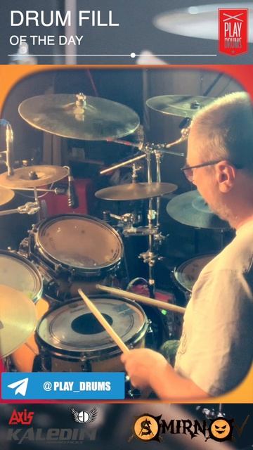 Заполнение на барабанах на одну четверть #5 #drumfill #drumlesson