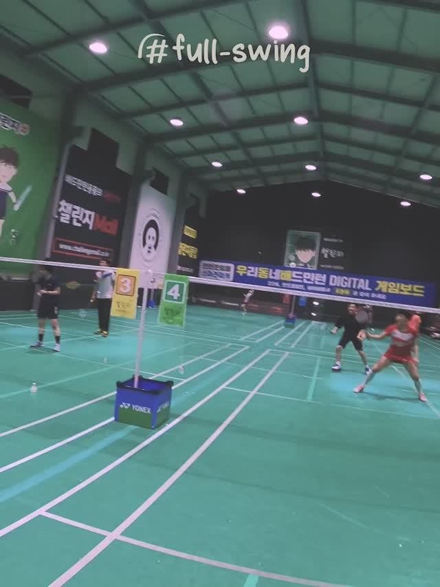 Игра в бадминтон видео глазами тренера Хана (1)