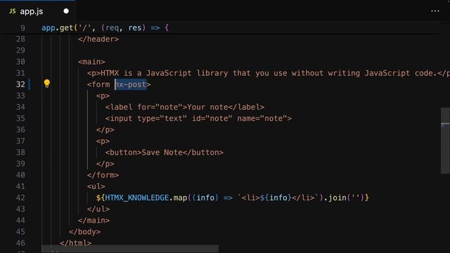 10. From GET to POST with hx-post - 365K