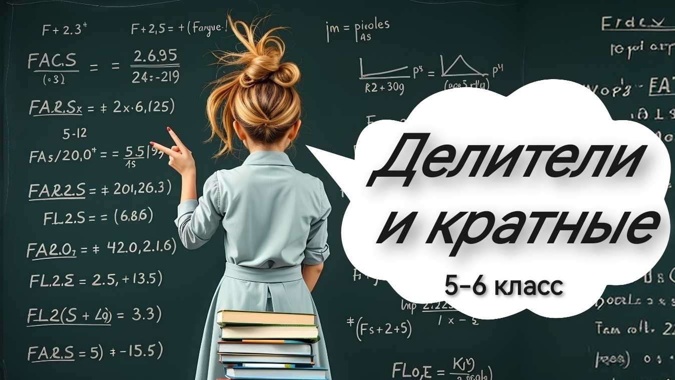 Делители и кратные. 5 класс. 6 класс