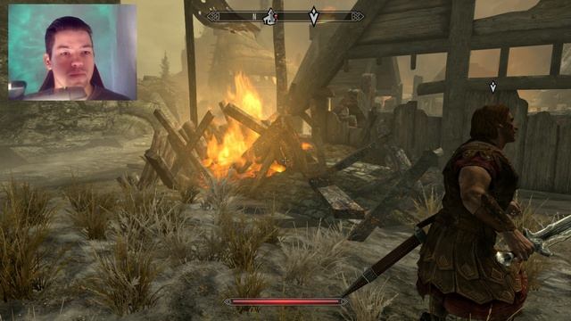 The Elder Scrolls V:Skyrim №1 Играю в Скайрим на джойстике