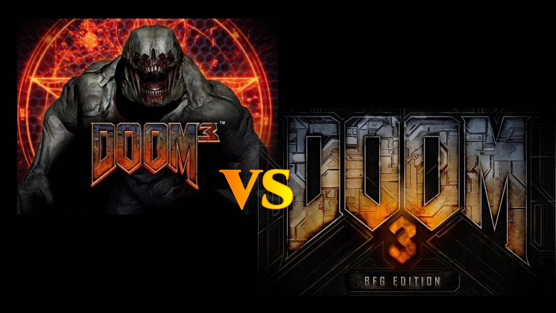 Doom3 и Doom3 BFG Сравним